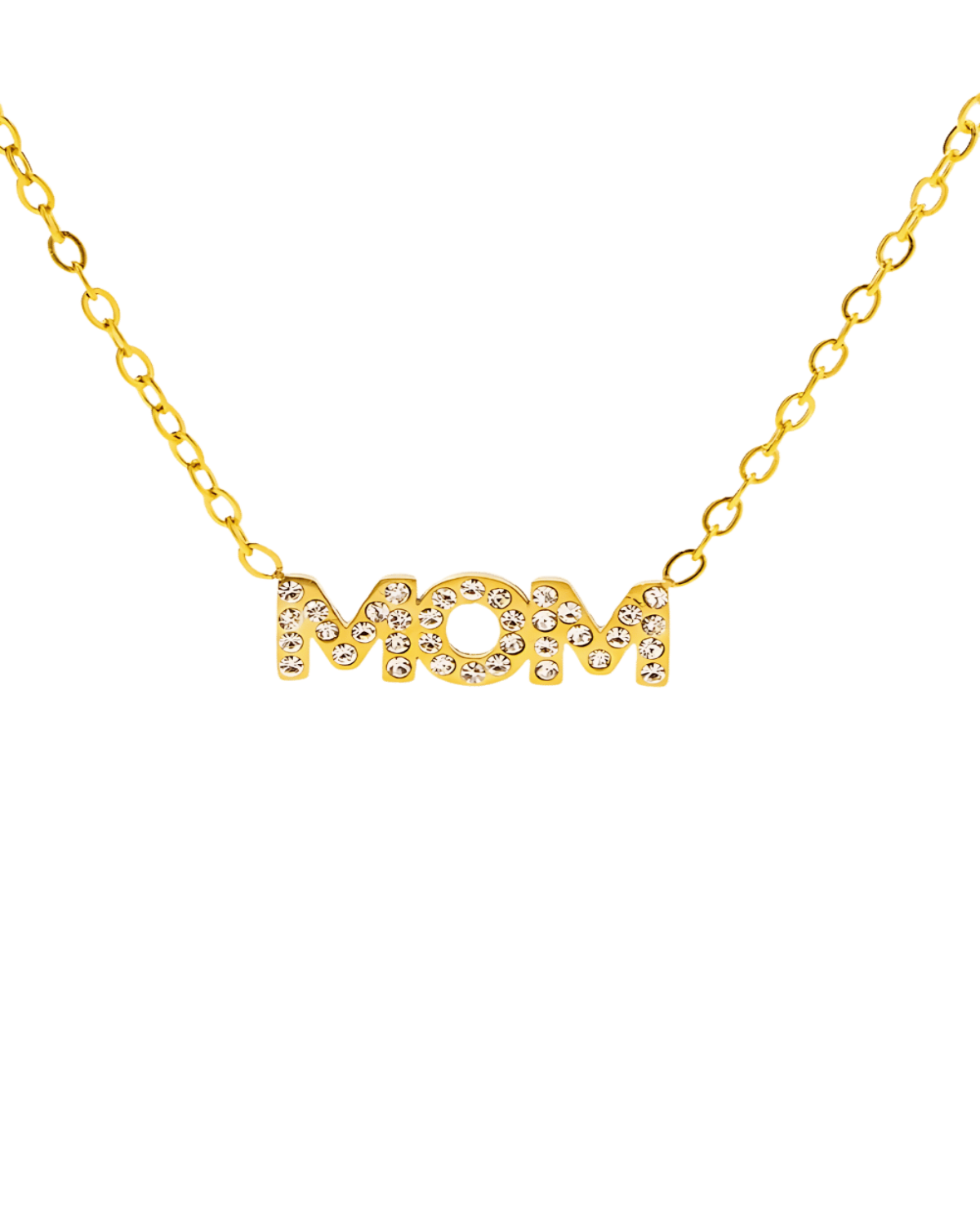 Mason & Madison 18K Yellow Gold Diamond Mom Pendant Necklace – Mason ...