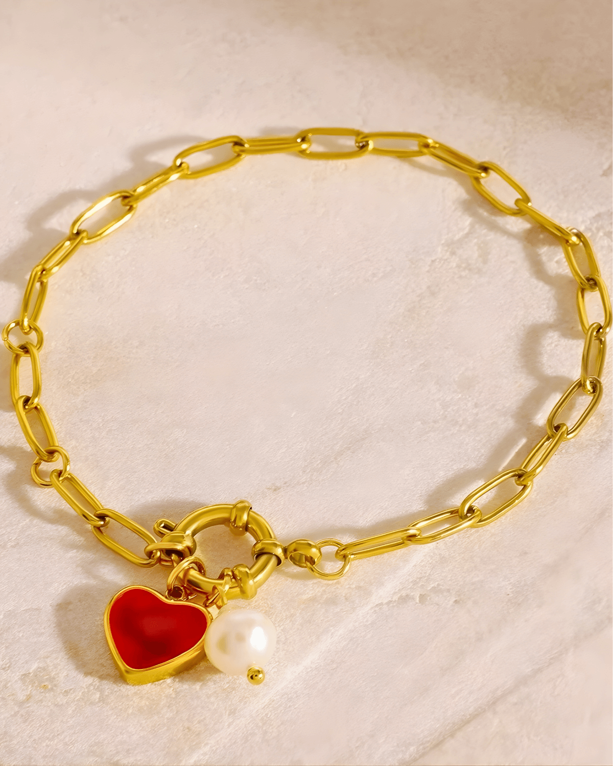 Mason & Madison 18K Yellow Gold Pearl Charm Bracelet – Mason & Madison Co.