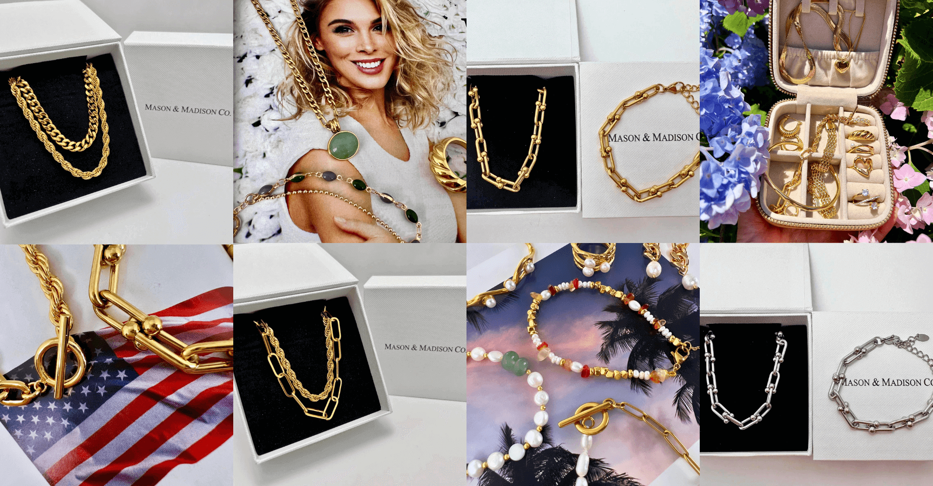 BEST Trendy Gold & Pearl Jewelry | MASON & MADISON CO.